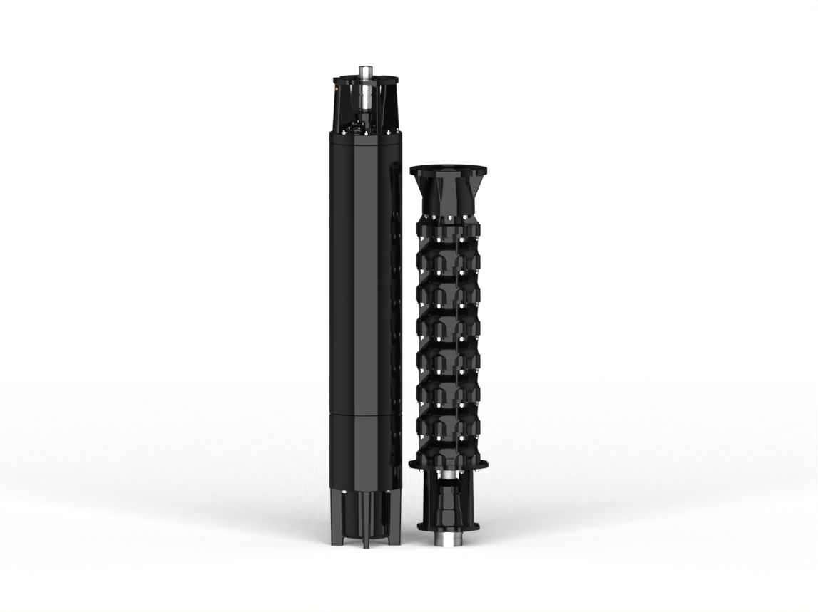 Submerged Vertical (Multi Stage, Single Suction Tandem Impeller) End ...